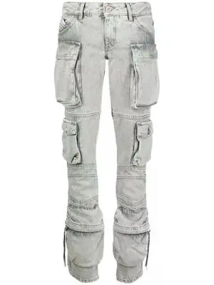 Attico Embroidered Jeans For Women