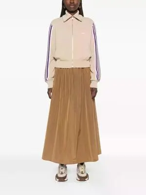 AUTRY Knitted Zip-up Sweatshirt - Neutrals