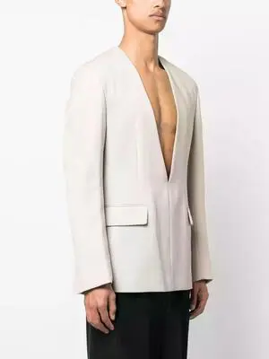 BOTTER Wool Plunging V-neck Blazer
