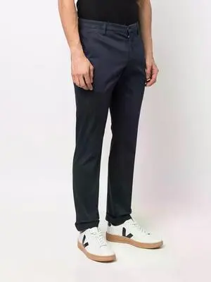 DONDUP Cropped Slim-fit Chinos - Blue