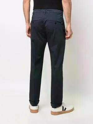 DONDUP Cropped Slim-fit Chinos - Blue