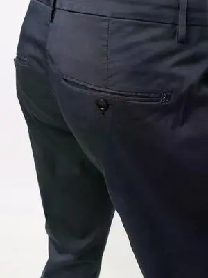 DONDUP Cropped Slim-fit Chinos - Blue