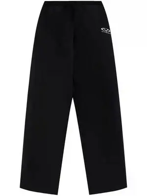 Vetements Logo-print Cotton Pants - Black