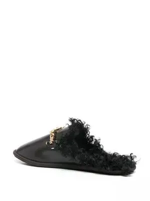 Stella McCartney Ryder Faux Shearling Lined Slippers - Brown