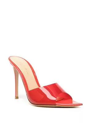 GIANVITO ROSSI Elle Transparent-strap Sandals - Red