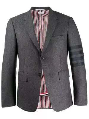 Thom Browne 4-bar Single-breasted Blazer - Grey