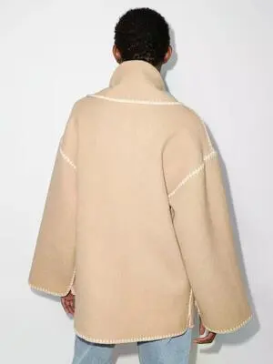 TOTEME Embroidered Scarf Button-front Jacket