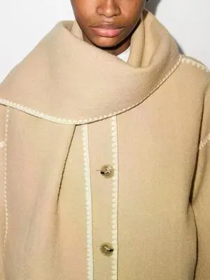 TOTEME Embroidered Scarf Button-front Jacket