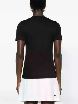 Moncler Rhinestone-logo T-shirt