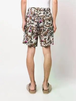 Palm Angels All-over Graphic-print Shorts