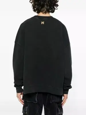 Palm Angels Burning Monogram-print Sweatshirt