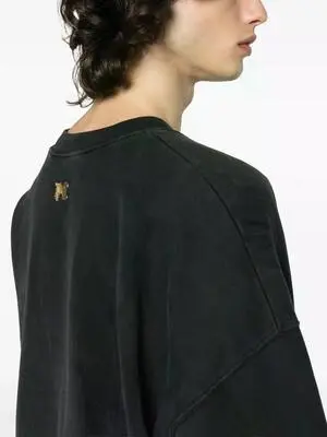 Palm Angels Burning Monogram-print Sweatshirt