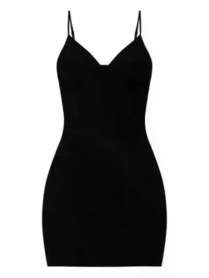 Jacquemus Jersey Mini Dress - Black