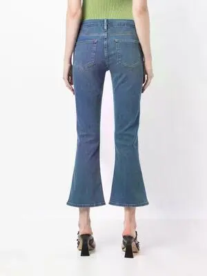 FRAME Low-rise Flared Jeans