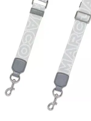 Marc Jacobs Thin Outline Logo Webbing Strap - Grey