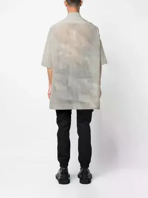 Rick Owens Semi-sheer Short-sleeve Shirt