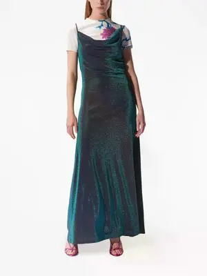 MARGHERITA MACCAPANI Lurex-detail Maxi Dress