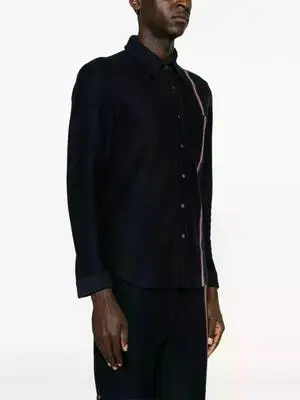Thom Browne Rwb-stripe Cotton Shirt Jacket