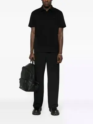 Givenchy Embroidered-monogram Cotton Polo Shirt