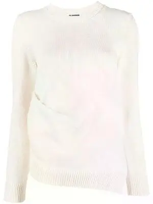 JIL SANDER Fine-knit Long-sleeve Jumper - Neutrals