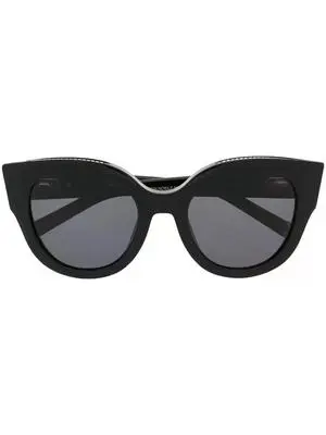 Philipp Plein Cat-eye Frame Sunglasses - Black