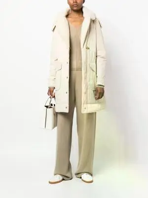 FAY Detachable-hood Parka Coat