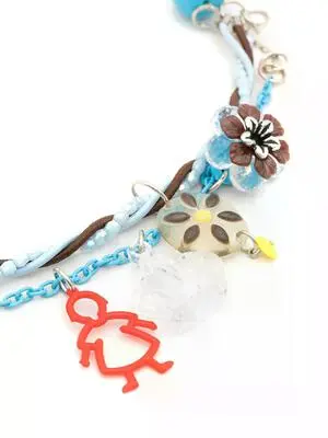 AMIR SLAMA Multi-chain Bead Bracelet