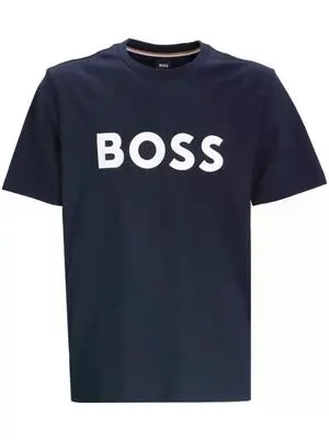 BOSS Logo-print Cotton T-shirt