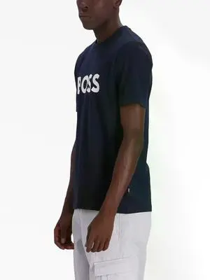 BOSS Logo-print Cotton T-shirt
