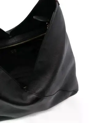 LANCEL Pagode Leather Shoulder Bag - Black