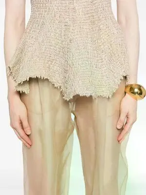 Khaite Trenton Trousers - Neutrals
