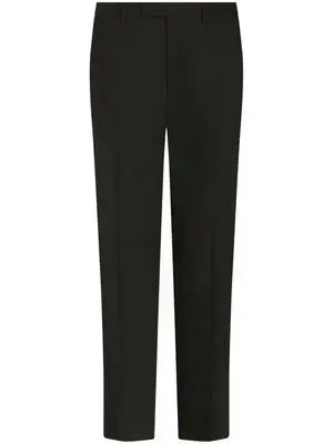 Etro Pressed-crease Tailored Trousers - Black