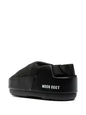 Moon Boot Elasticated Band Padded Slippers