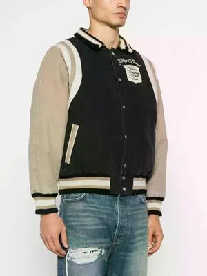 Rhude Colour-block Embroidered Bomber Jacket