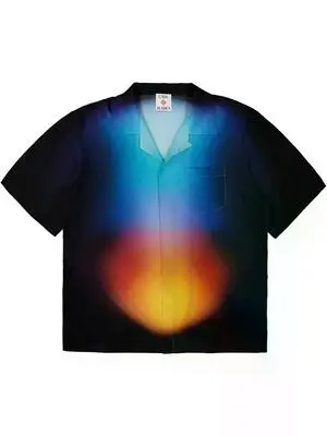 Casablanca Gradient-print Shirt - Black