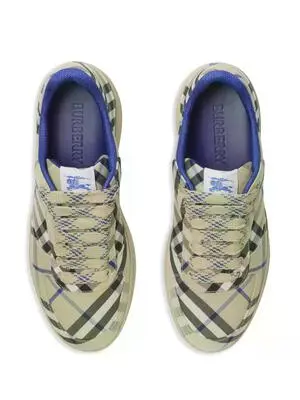 Burberry Terrace Vintage Check Low-top Sneakers - Neutrals