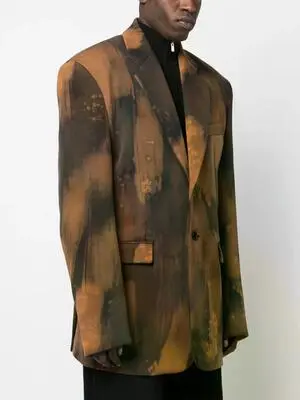 Vetements Overbleached Single-breasted Blazer