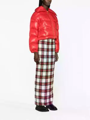 PATOU Cropped Puffer Jacket - Red