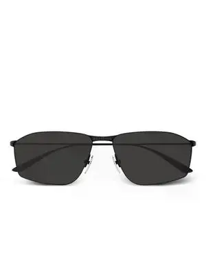 Balenciaga Angular-frame Sunglasses - Black