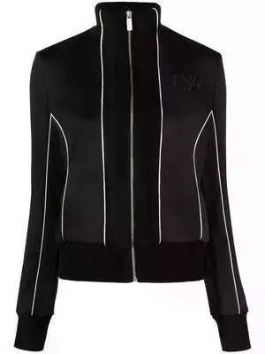 Off-White Contrast-trim Stretch-cotton Track Jacket