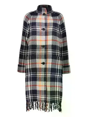 Kenzo Checked Wool Coat