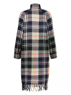 Kenzo Checked Wool Coat