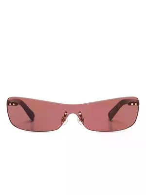 Jacquemus Rimless Sunglasses - Brown