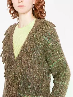Stella McCartney Cable-knit Tweed Cardigan-coat