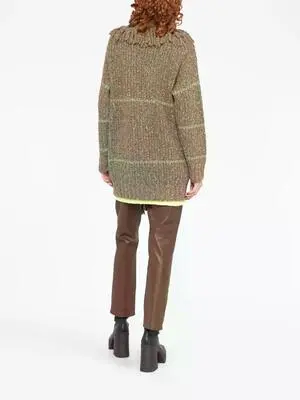 Stella McCartney Cable-knit Tweed Cardigan-coat