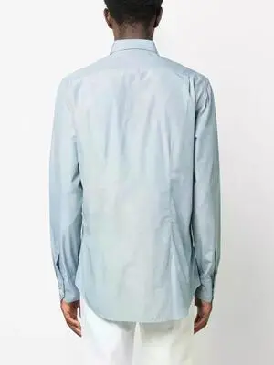 Paul Smith Long-sleeved Cotton Shirt - Green