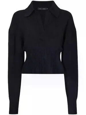 Proenza Schouler V-neck Cashmere Jumper - Black