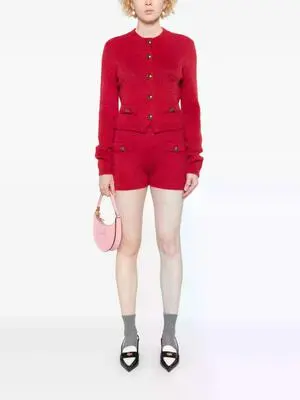 TWINSET Emily Knit Shorts - Red
