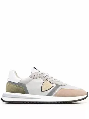 Philippe Model Side Logo-patch Sneakers - Neutrals
