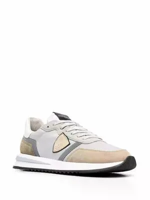 Philippe Model Side Logo-patch Sneakers - Neutrals